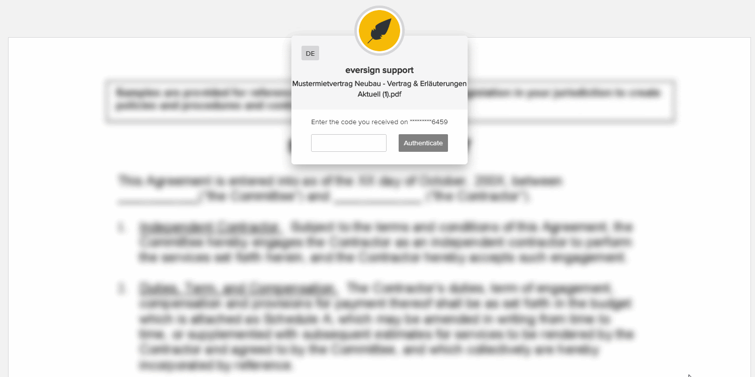Xodo Sign (formerly eversign) Feedback Page